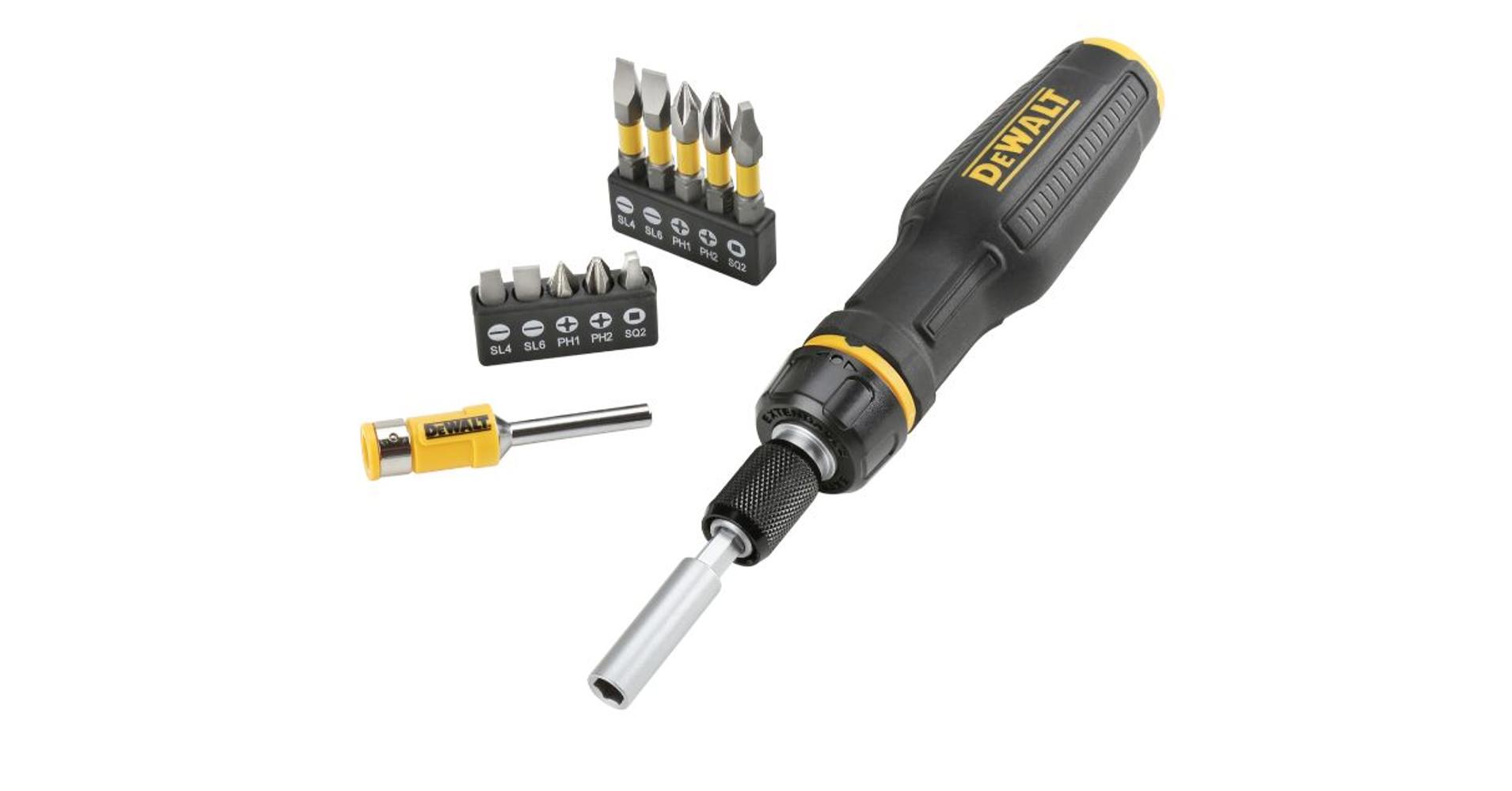 DeWalt Racsnis csavarhúzó készlet 10 részes (DWHT68001-0) - Bitfejes ...